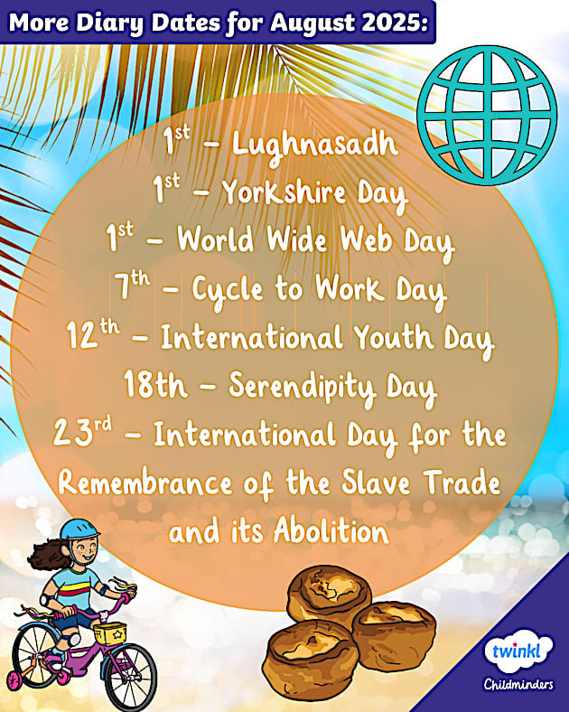 Childminder Monthly News Updates: July 2025 - Twinkl