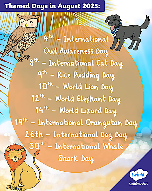 Childminder Monthly News Updates: July 2025 - Twinkl