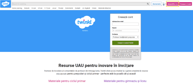 Cum să îți faci un abonament Twinkl