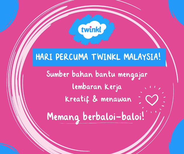 BBM Percuma sempena Hari Percuma Twinkl Malaysia - Twinkl