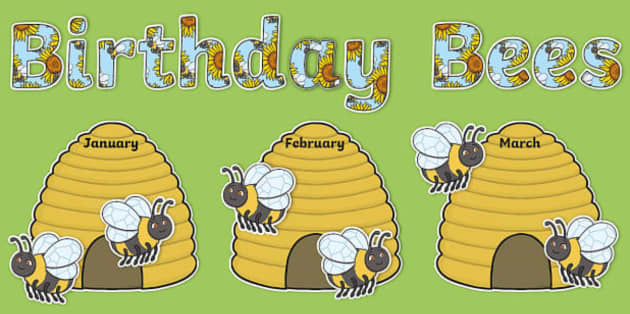 Preschool Birthdays Wall Display Ideas - Twinkl