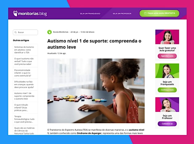 Os Melhores Blogs Sobre Autismo em 2024 no Brasil - Twinkl