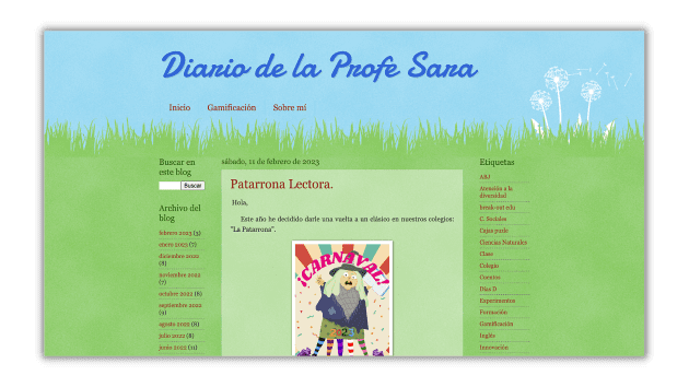 Entrevista con: Sara García de Pablo - Diario de la Profe Sara