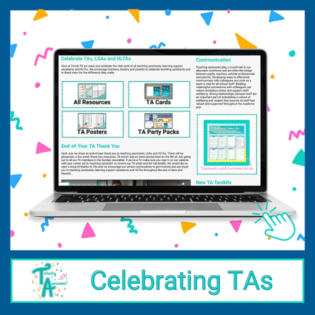 Celebrating the role of TAs, with the University of Bedfordshire Celebrating the role of TAs, with the University of Bedfordshire