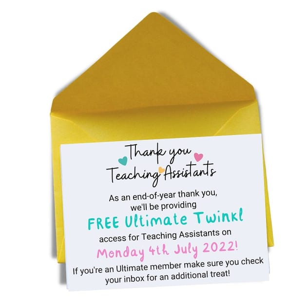 Thank You Teaching Assistants - Twinkl