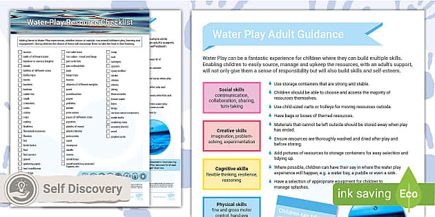 Water Play Guidance and Inspiration for ECEC | Early Years