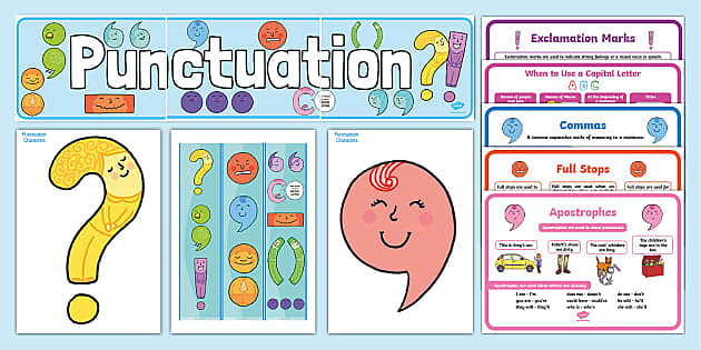 Koleksi Latihan Tanda Baca in English - Twinkl