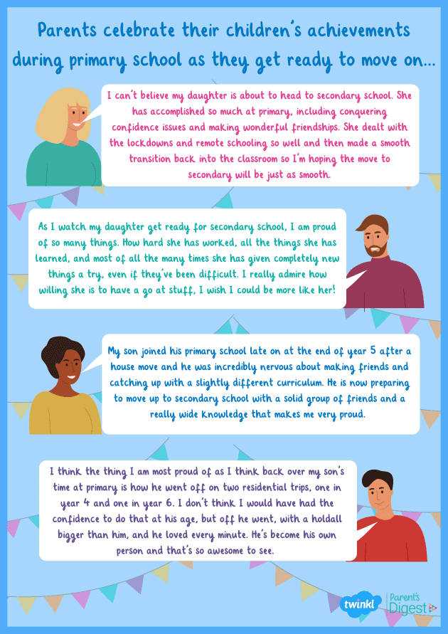 Helping your child recognise and celebrate their achievements as they move