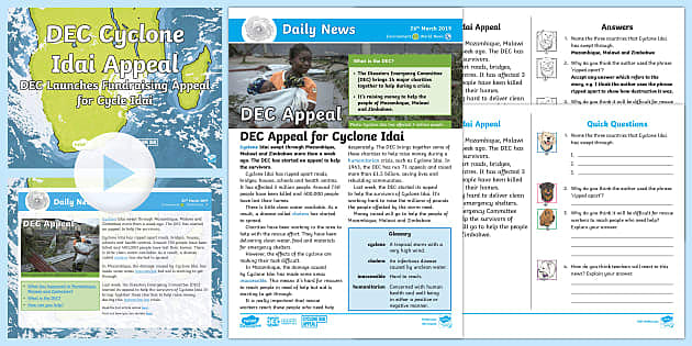 Cyclone Idai: How to help? - Twinkl