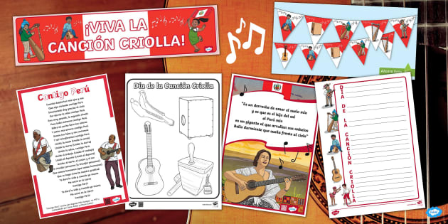 Día de la Canción Criolla | 31 de Octubre - Twinkl