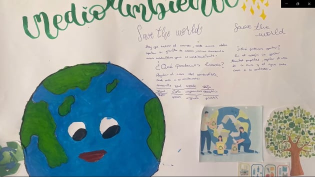 Proyecto escolar para el Día de la Tierra donde celebramos nuestra Tierra