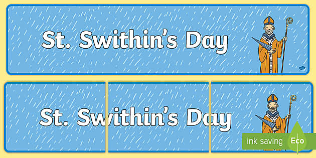 What is St Swithin's Day - Event Information - Twinkl