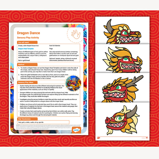 Year of the Dragon Activities for Early Years Ages 0-5