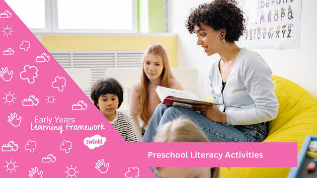 Looking for preschool literacy activities for children to enjoy? Look no