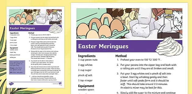 Easter Cooking Ideas For Kids - Twinkl