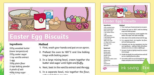 Easter Cooking Ideas For Kids - Twinkl