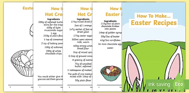 Easter Cooking Ideas For Kids Twinkl easter-cooking-ideas-for-kids-twinkl