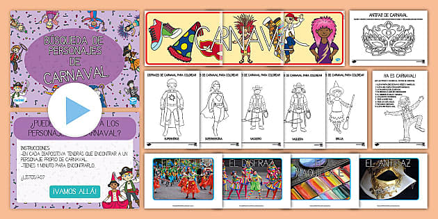 Carnaval 2026 en España - Recursos Educativos - Twinkl