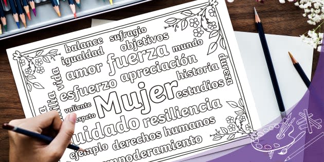 Manualidades Día de la Mujer para niños - Twinkl