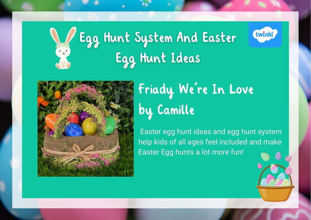 Sugar-Free Easter Ideas For The Family - Twinkl