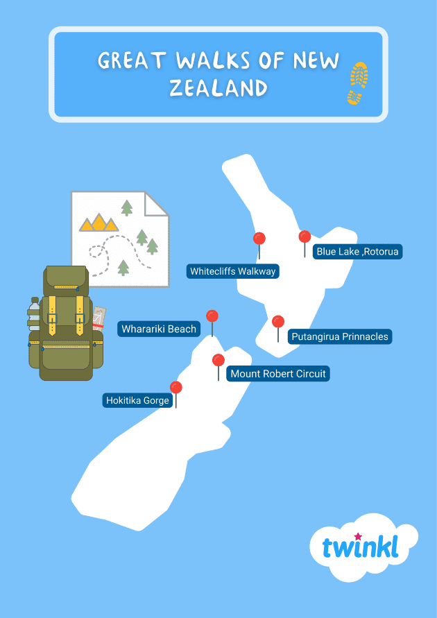 Great Walks of New Zealand To Do In a Day - Twinkl