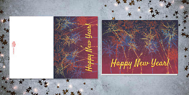 9 New Year Card Ideas for Kids | Twinkl - Twinkl