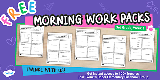 Morning Work Made Easy: Tips and Ideas for Engaging Elementary Students