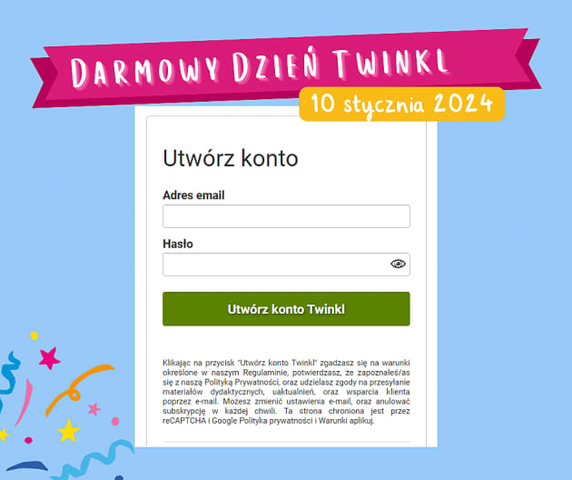 Darmowy Dzień w Twinkl - Prezent na Nowy Rok 2024 - Twinkl
