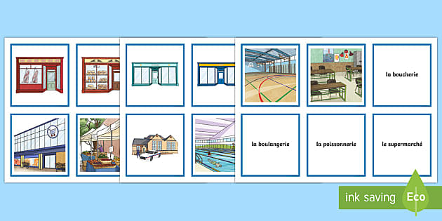 Help With Primary French: How to Say the French Words for Places in Town