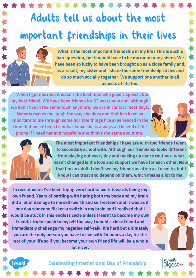 International Day of Friendship 2022 – parents celebrate wonderful ...