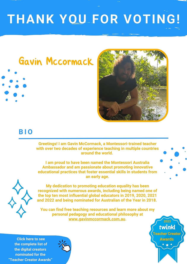 Teacher Creator Awards 2023 - Twinkl