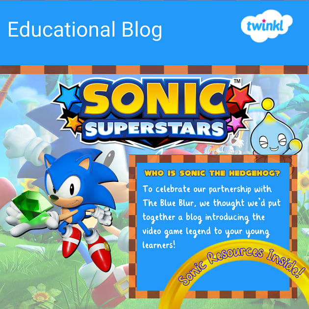 FREE! - Sonic the Hedgehog Teaching Book/ PDF - Twinkl & Sonic