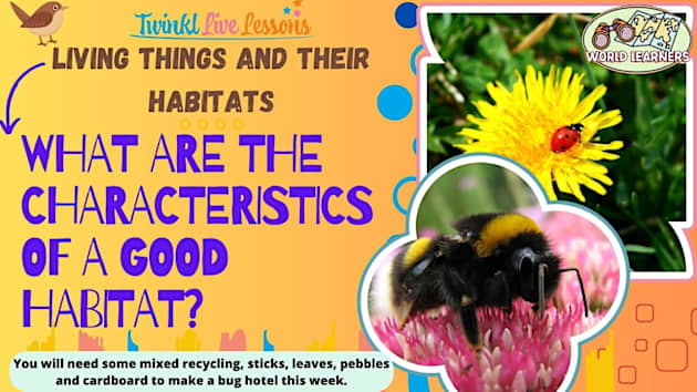 World Learners: Living Things and Their Habitats - Twinkl