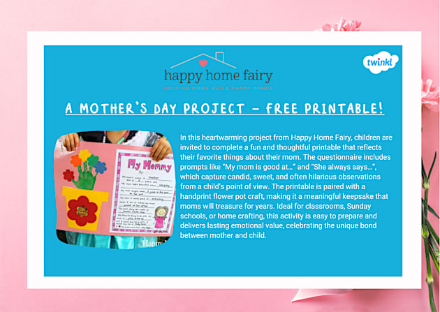 15+ Must-Try Mother's Day Paper Crafts for Kids That Moms Will Adore