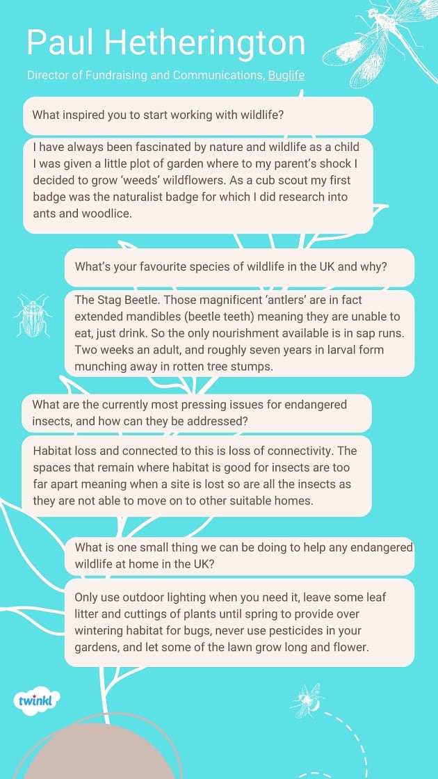 Twinkl Asks Conservationists | How Can We Help Nature And Animals?
