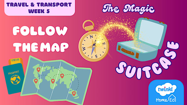 The Magic Suitcase: Travel and Transport - Twinkl
