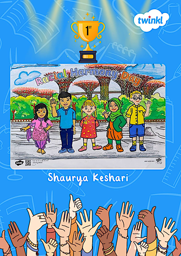 Winner Announcement for The Singapore Racial Harmony Day Colouring Contest