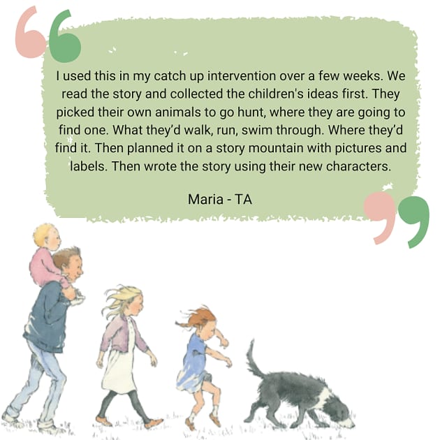 We're Going on a Bear Hunt Book Review - Twinkl