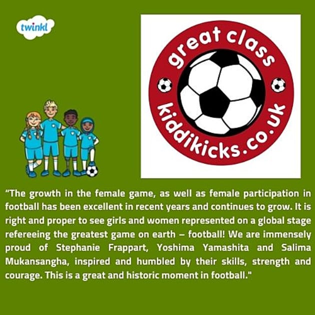 World Cup 2022: Female Referees | Football Events | Twinkl