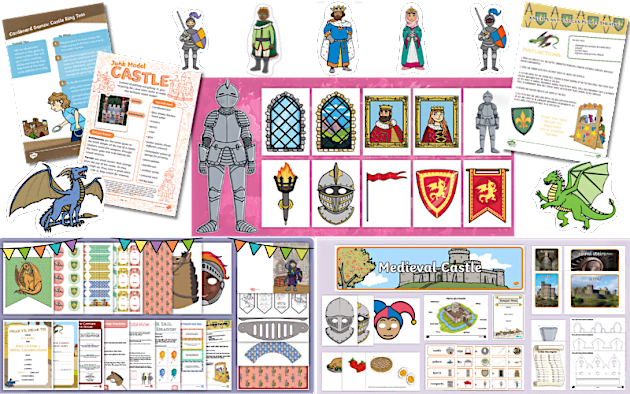 Castle Kingdoms: Knights and Castles KS1 Topic Ideas and Activities