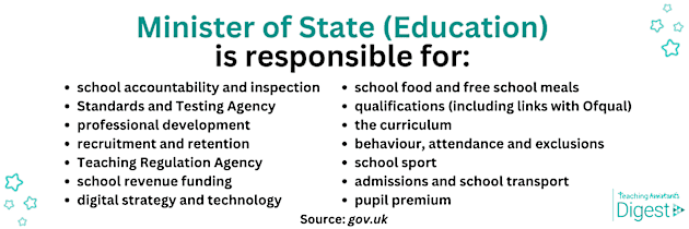 Meet the new Department for Education: What are their roles and views on