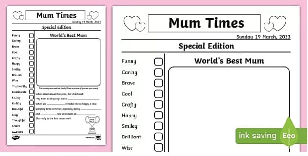 Mother’s Day Crafts and Activities - Twinkl