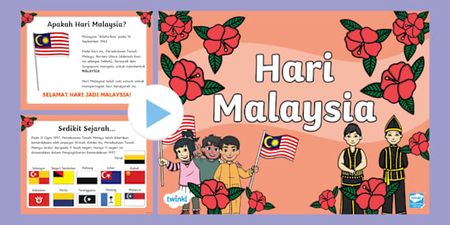 Sambutan Hari Malaysia dan Selamat Hari Malaysia - Twinkl