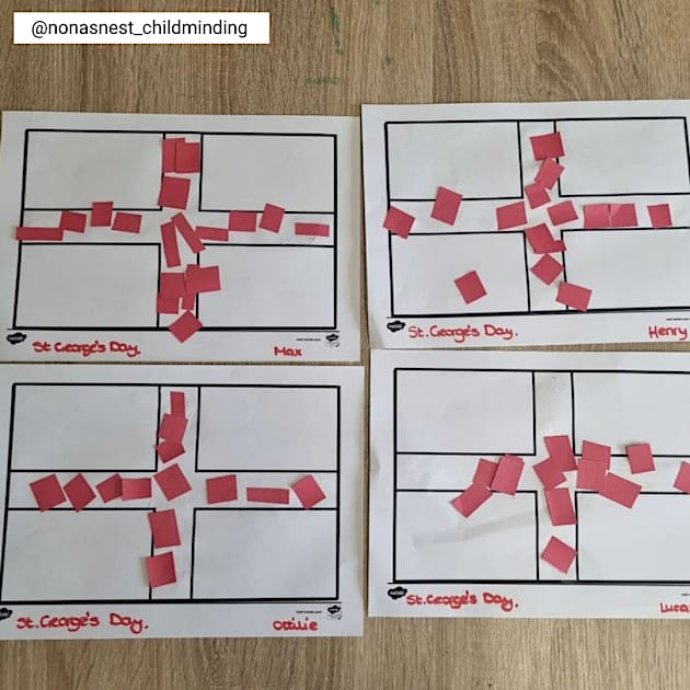 Early Years St. George’s Day Activities for Ages 0-5