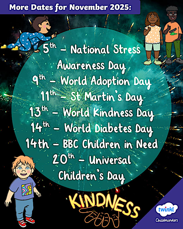 Childminder Monthly News Updates: October 2025 - Twinkl