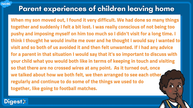 The empty nest – How to cope when your child leaves home – Part two ...