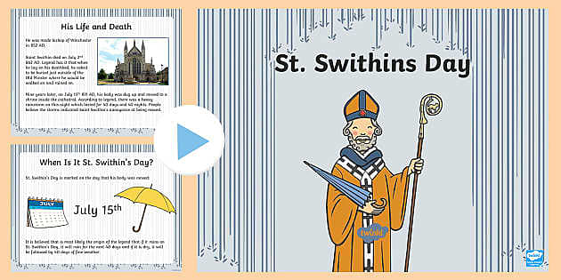 What is St Swithin's Day - Event Information - Twinkl