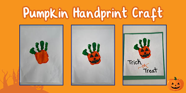 Halloween Handprint Crafts - Twinkl