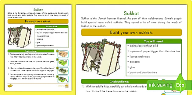 Celebrating Sukkot | Teaching Blog - Twinkl