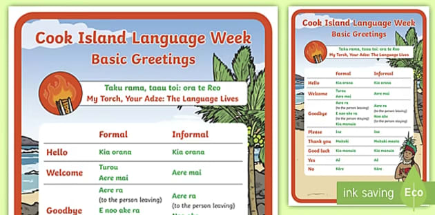 Cook Island Language Week - Twinkl